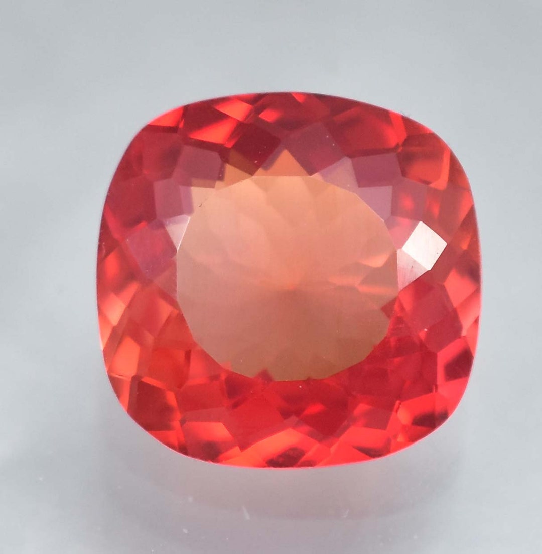 AAA Flawless 17 X 17 Very Rare Natural Red Painite Perfect Cushion Cut ...
