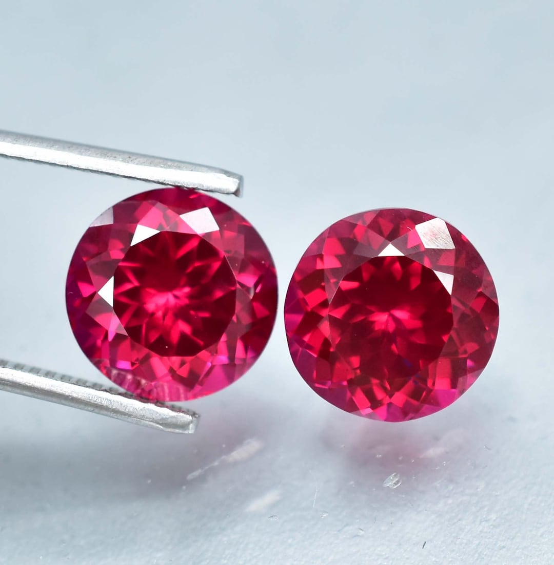 Loose Red Painite Perfect MM Pair as You Want Very Rare 100% Natural ...