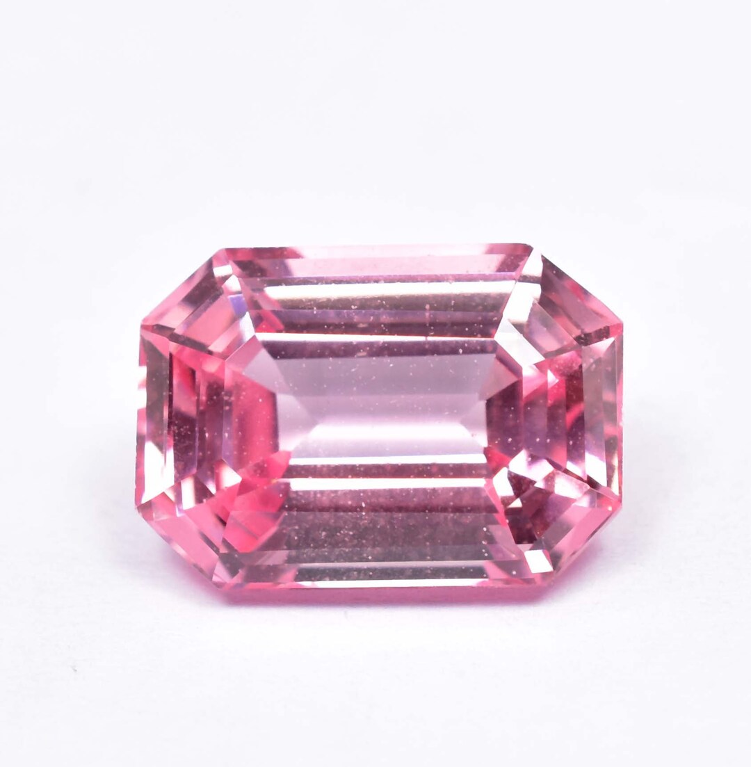 13 X 9 MM 8.90 Ct Flawless New Bi-color Orange Pink Padparadscha ...
