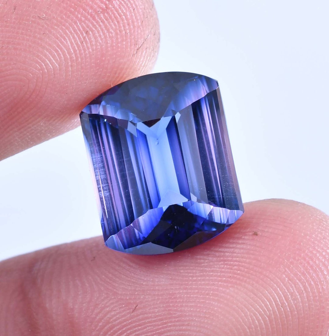 15 X 12 MM Bi-color Purple Blue Java Plum Sapphire 17.25 Ct Loose ...