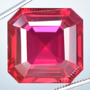 AAA Flawless 20 X 20 MM Very Rare Natural Red Painite 54.25 Ctw Perfect ...