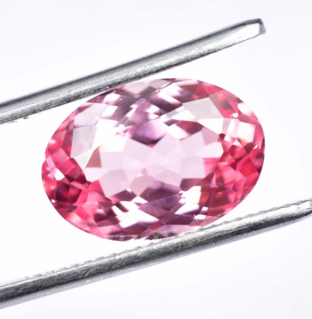 14 X 10 MM 7.75 Ct Flawless New Bi-color Orange Pink Padparadscha ...