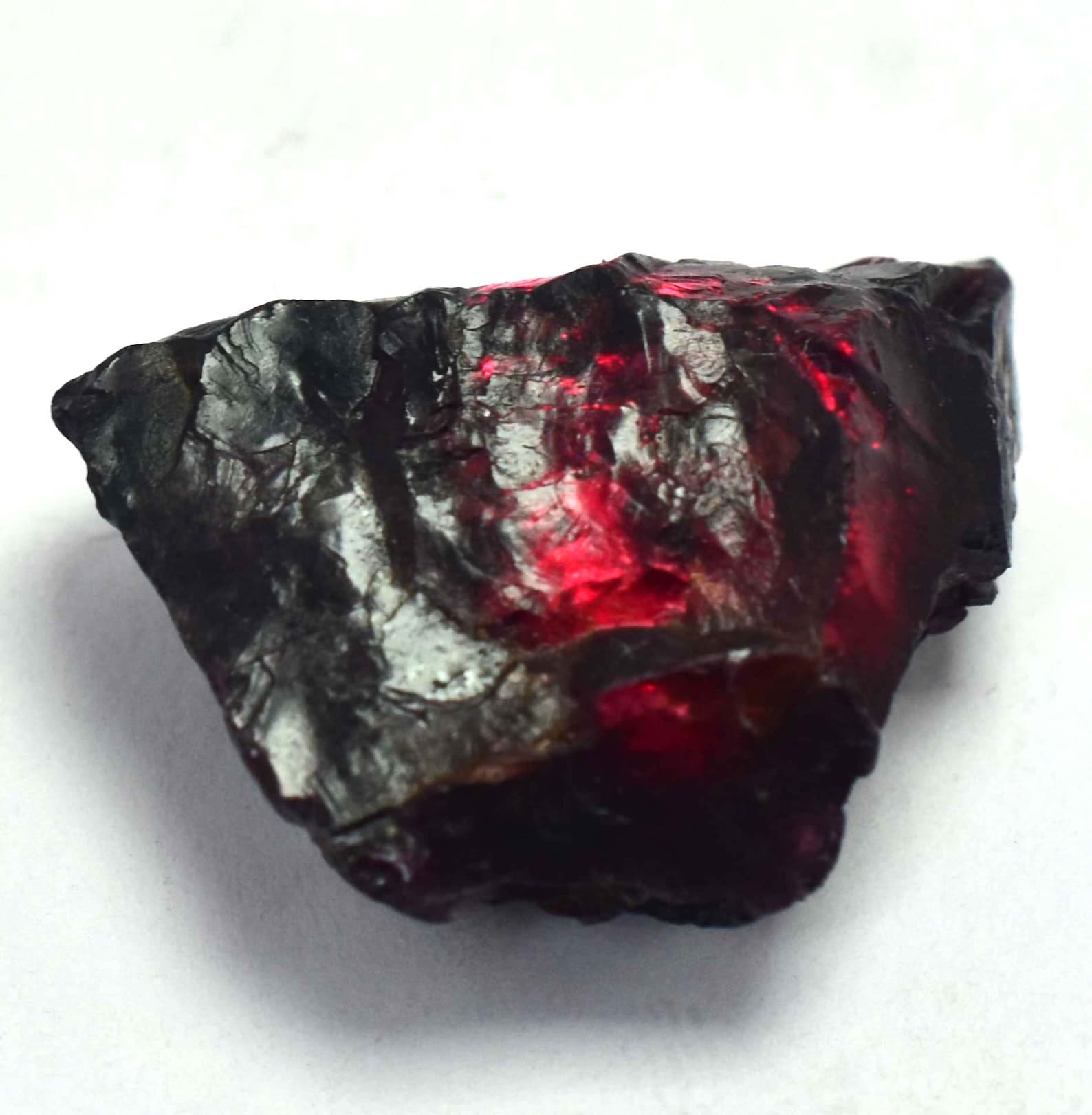 AAA+ 46.50 Ct Very Rare Natural Red Painite Rough Unheated Burmese ...