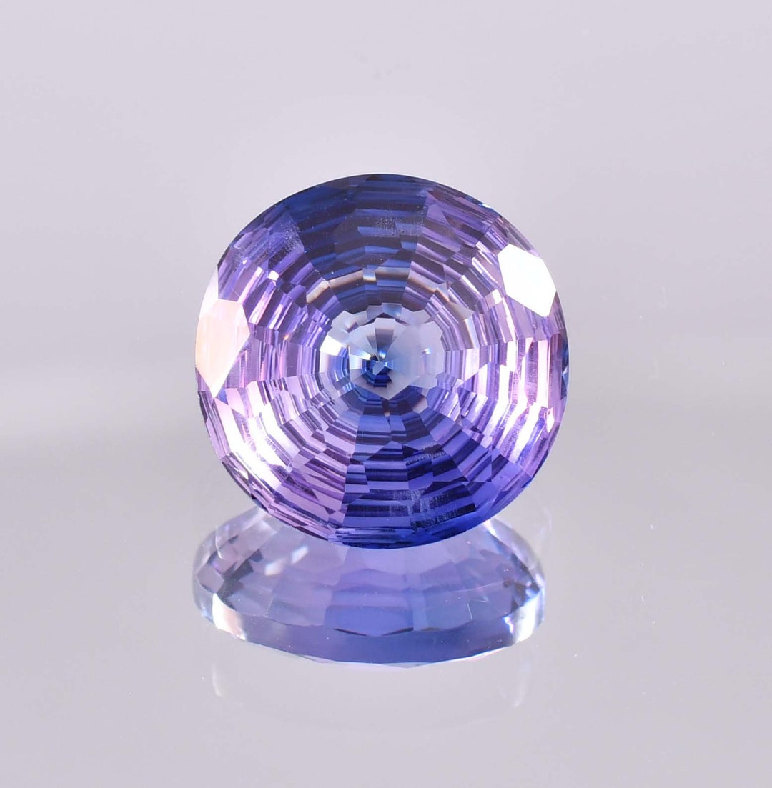17 X 17 MM Bi-color Purple Blue Java Plum Sapphire 22.60 Ct Loose ...