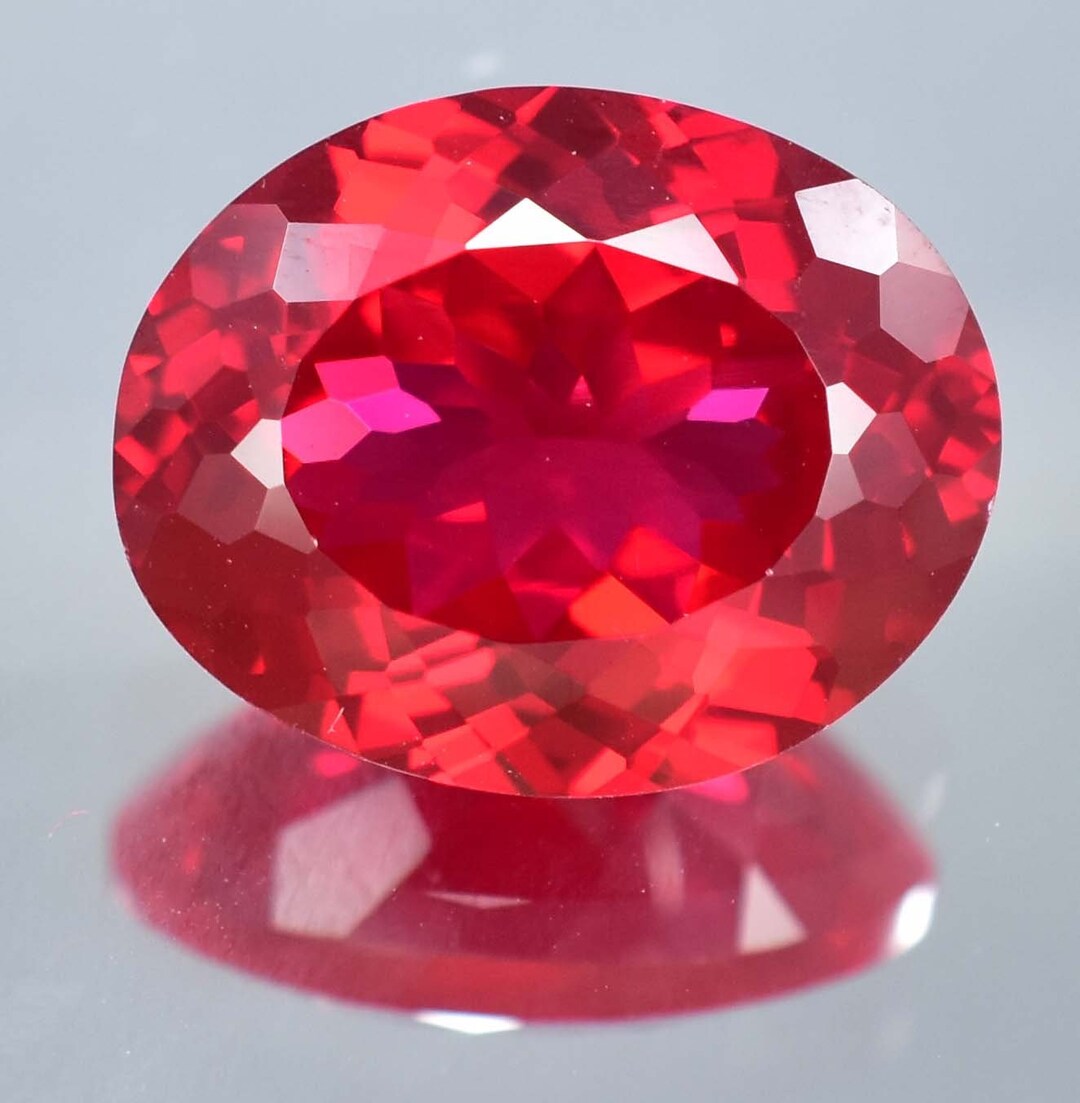 AAA Flawless 21 X 17 MM Very Rare Natural Red Painite 32.10 Ctw Perfect ...