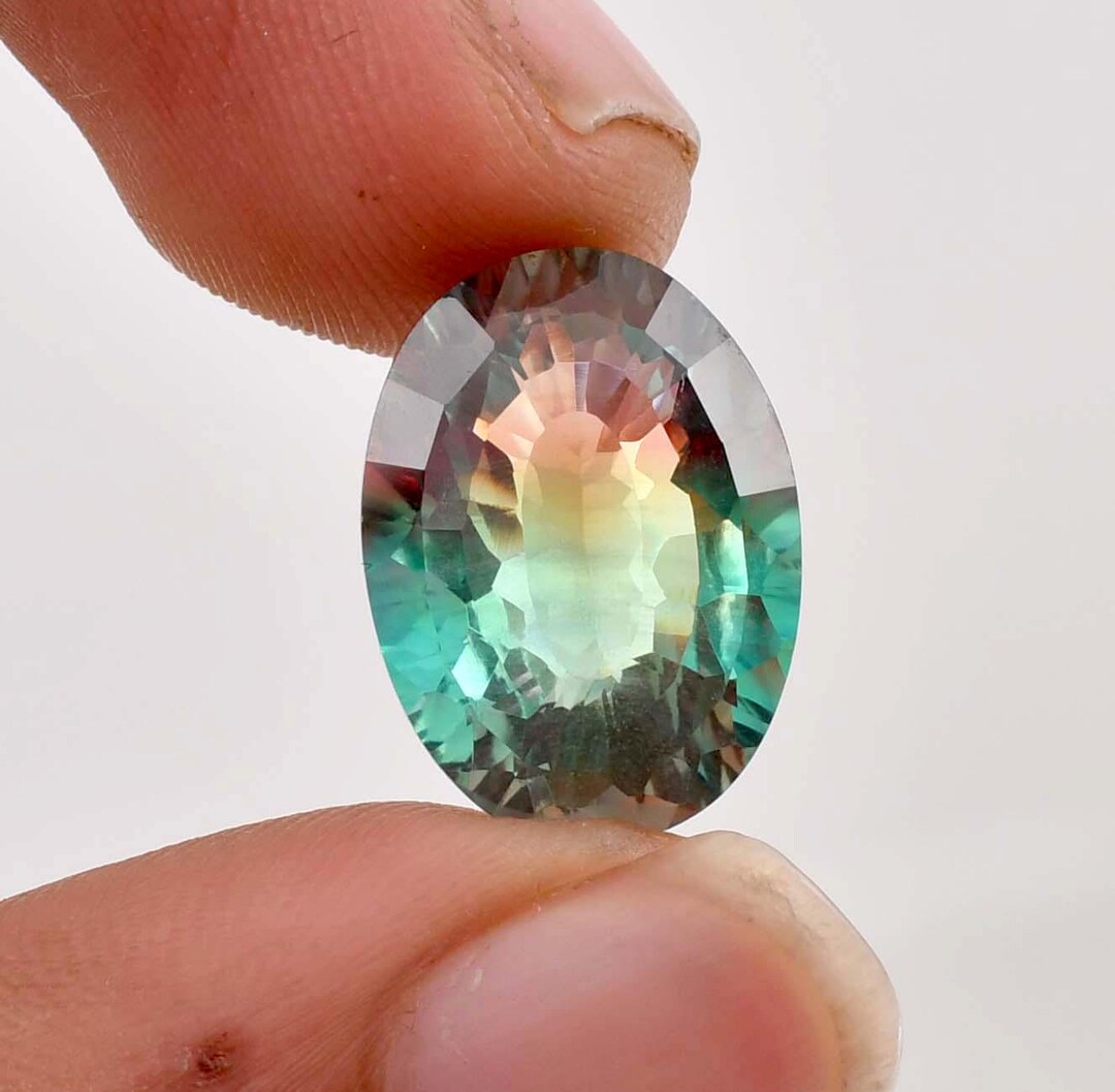 AAA Flawless 17 X 13 MM Ceylon Bi-color Sapphire Loose Oval Cut ...