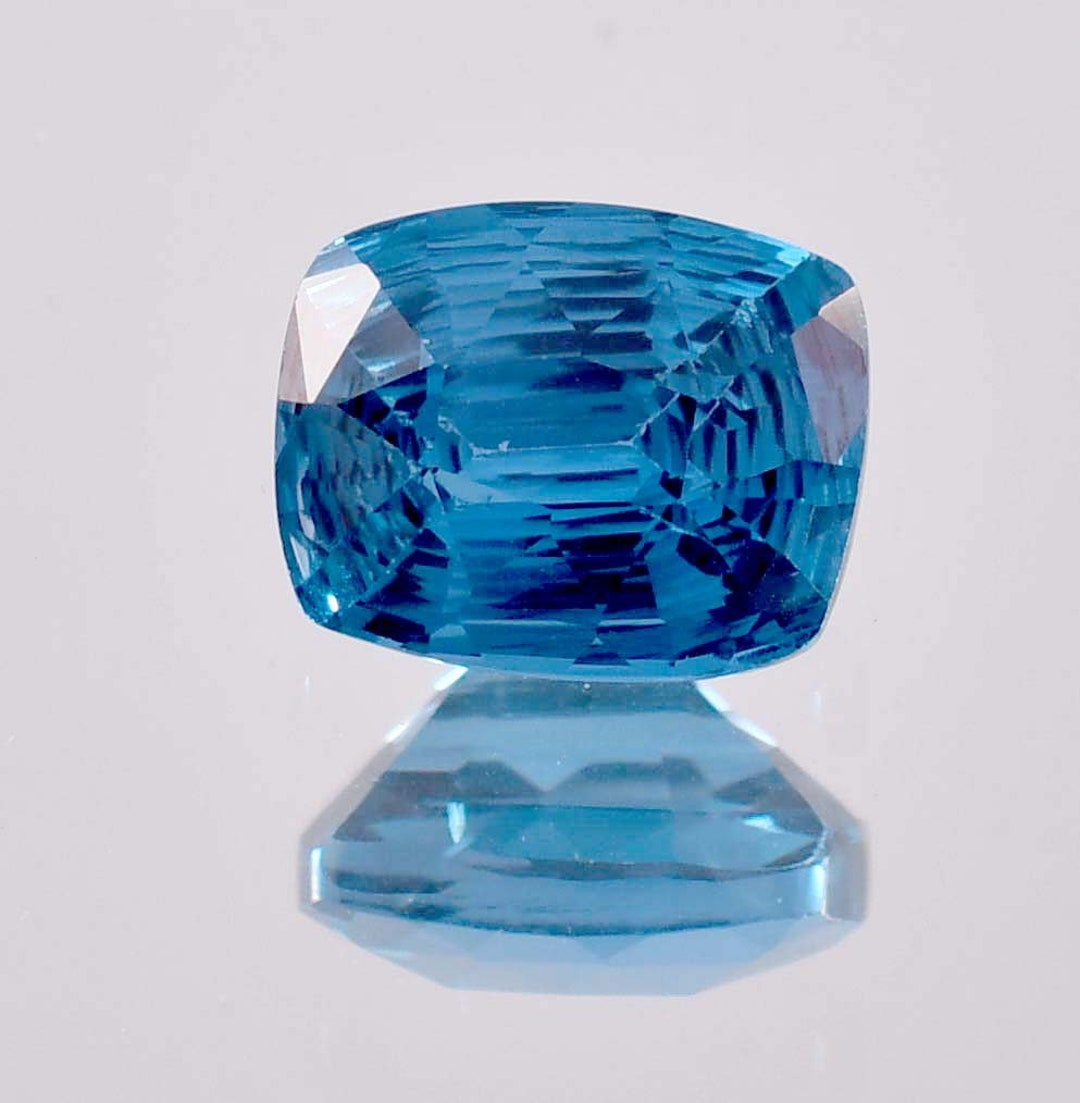 12 X 9 MM Flawless 6.85 Ct Natural Indicolite Blue Green Tourmaline ...