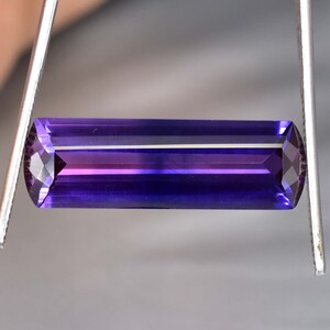 14 X 30 MM Purple Blue Taaffeite Sapphire Gemstone 20.20 Ct AAA Grade ...