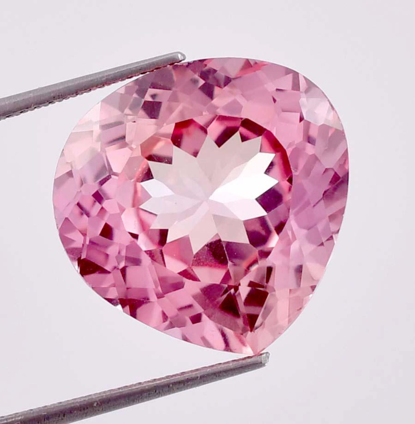 AAA+ Flawless Natural Ceylon Peach Padparadscha Sapphire Loose Heart ...