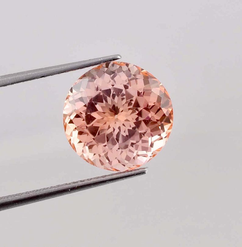 AAA+ Flawless Natural Ceylon Peach Padparadscha Sapphire Loose Round ...