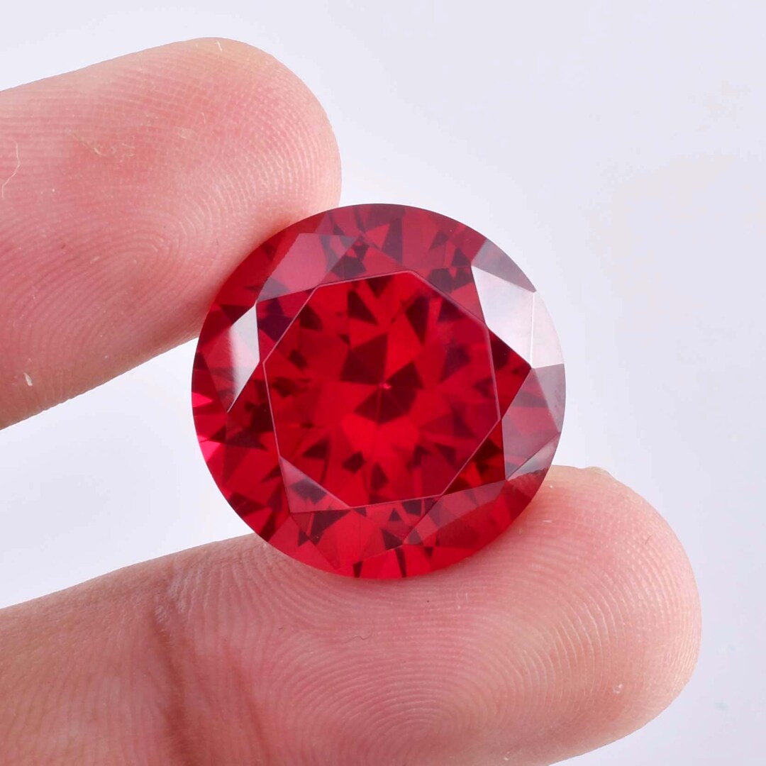 Loose Red Painite Very Rare Natural Perfect Round Cut Burmese Facet GIT ...