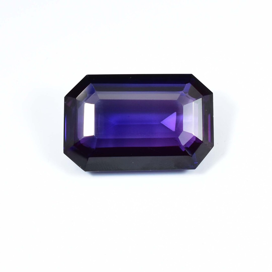 29 X 19 MM HUGE 63.45 Ct Purple Pink Taaffeite Gemstone Radiant Cut ...