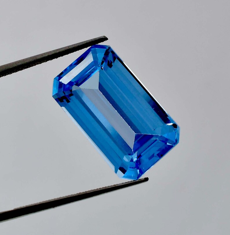 18 X 11 MM 15.25 Ct 100% Natural Sky Blue AQUAMARINE Radiant Cut ...
