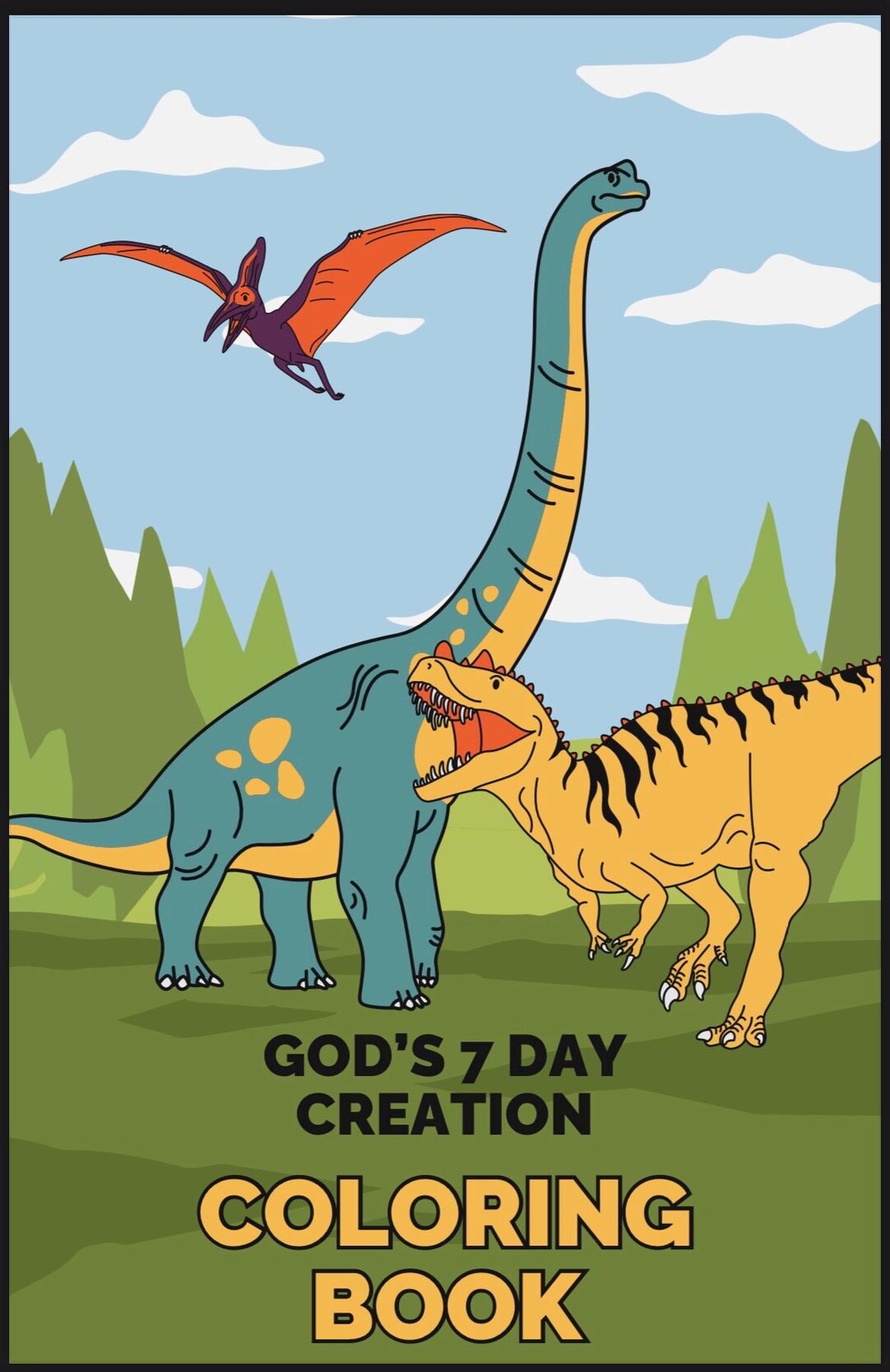God’s 7 Day Creation Coloring Book - Etsy
