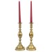 Rare Pair of Antique Diamond Princess Candlesticks in Solid Brass Made ...