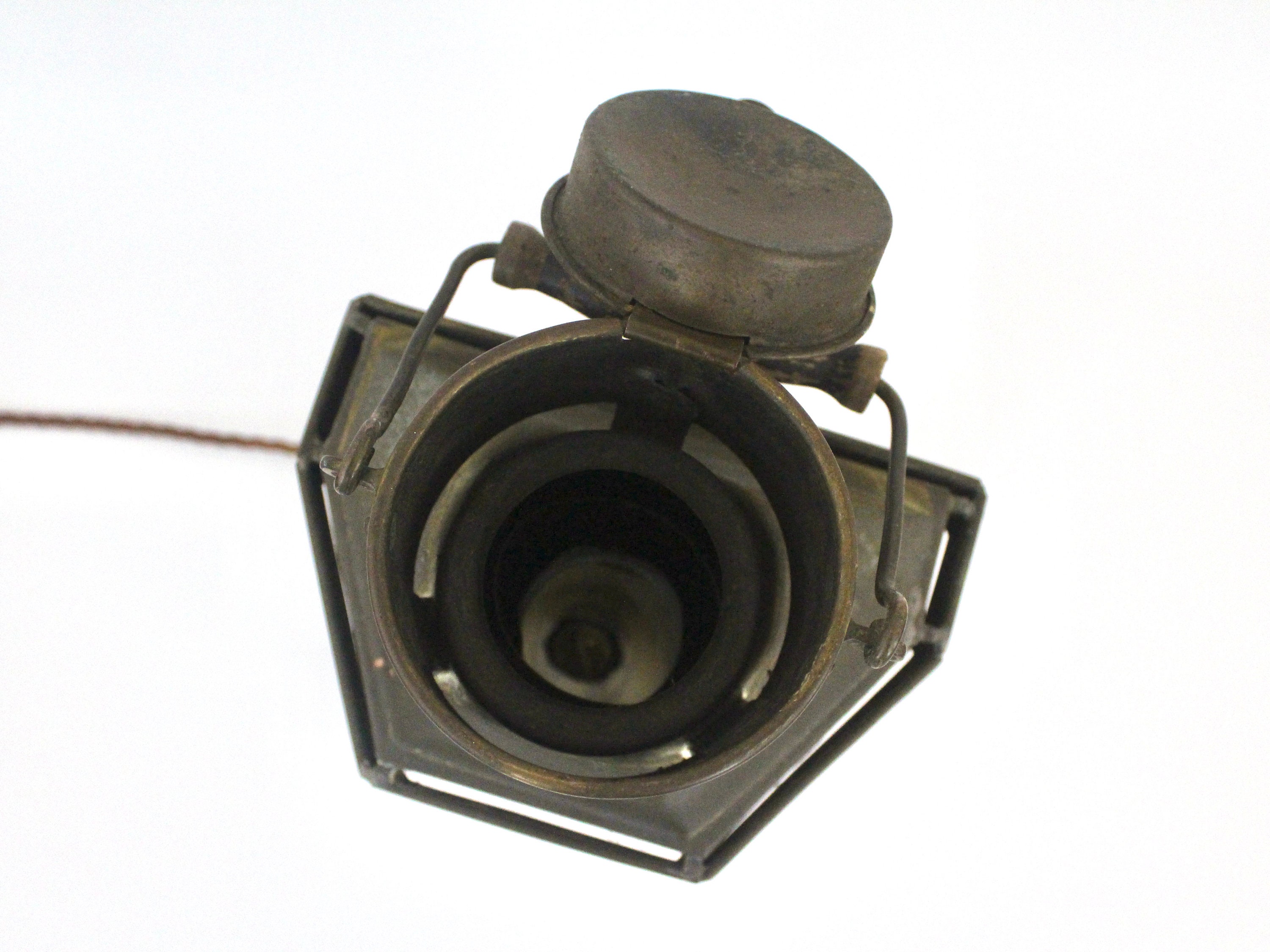 Very Large WW2 Era Brass Ship Lantern by Anderson and Gyde - Etsy