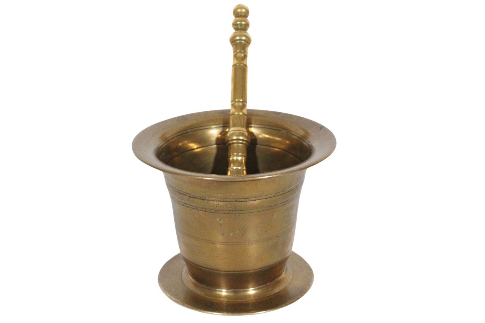 Genuine Antique Victorian Pestle and Mortar in Solid Brass With ...