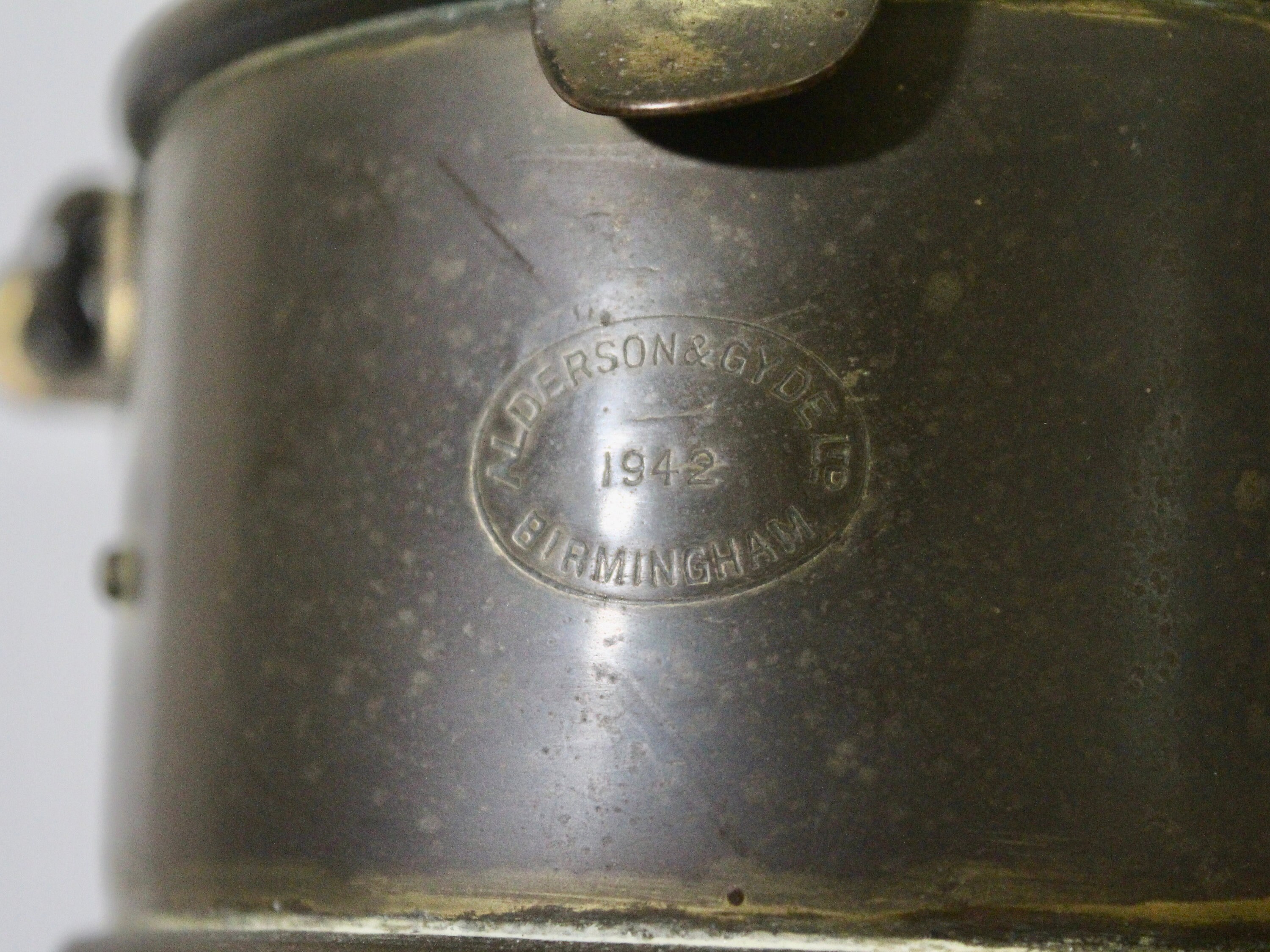 Very Large WW2 Era Brass Ship Lantern by Anderson and Gyde - Etsy