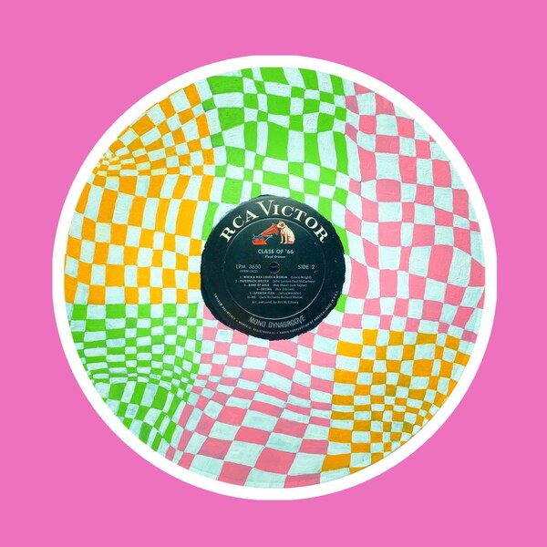 Painted Record - Etsy