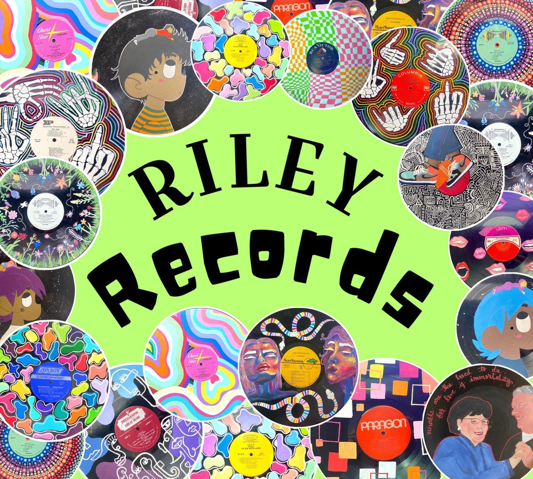 CUSTOM Painted Vinyl Record Wall Decor - Etsy