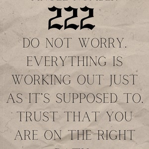 222 Sticker | Angel Number Sticker | Laptop Sticker | Water Bottle ...