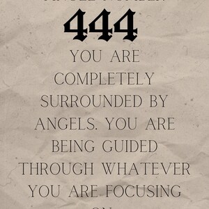 444 Sticker | Angel Number Sticker | Laptop Sticker | Water Bottle ...