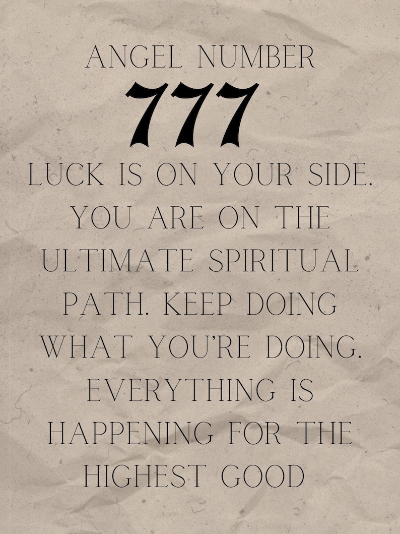 777 Sticker | Angel Number Sticker | Laptop Sticker | Water Bottle ...