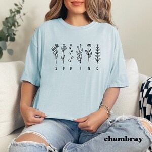 Spring Shirt/ Spring Flower T Shirt/ Spring Vibe/ Sun Out Buns Out ...