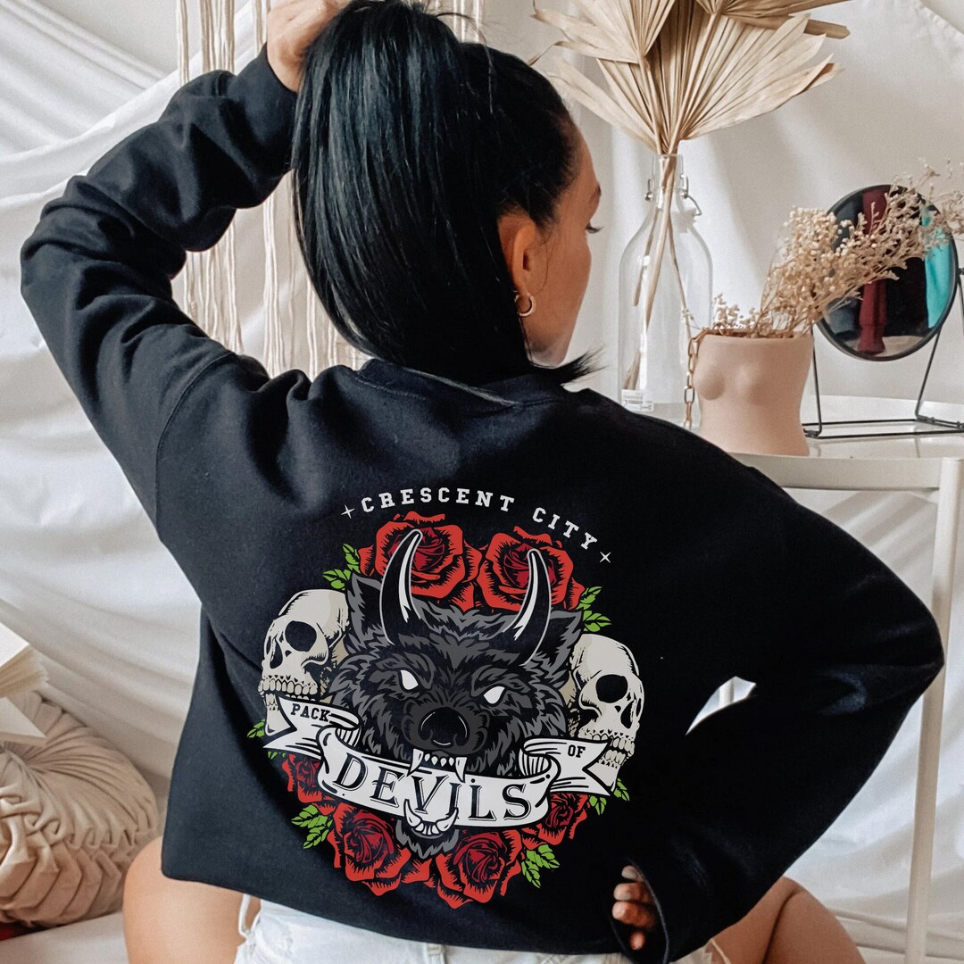 Pack of Devils Crewneck Sweatshirt | OFFICIALLY LICENSED | Sarah Maas ...