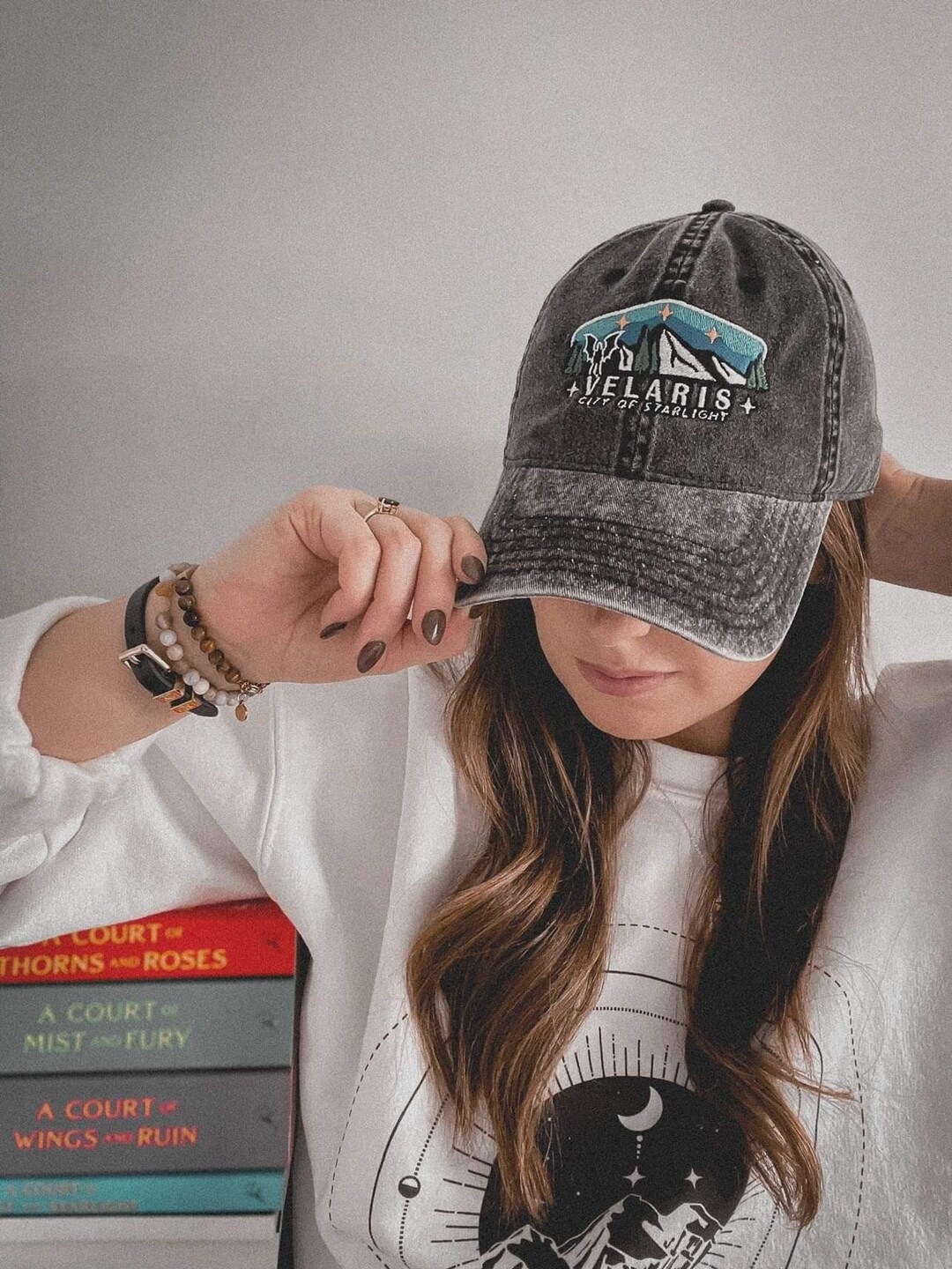 ACOTAR Velaris City of Starlight Baseball Cap Trucker Hat | OFFICIALLY ...