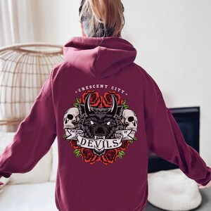 Pack of Devils Hoodie Crescent City | OFFICIALLY LICENSED | Sarah J ...