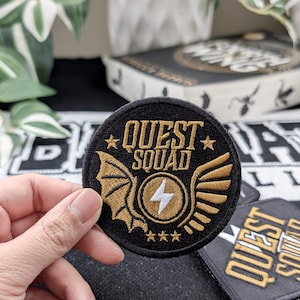 Licensed QUEST SQUAD Embroidered Patches | Rebecca Yarros RY Fourth ...