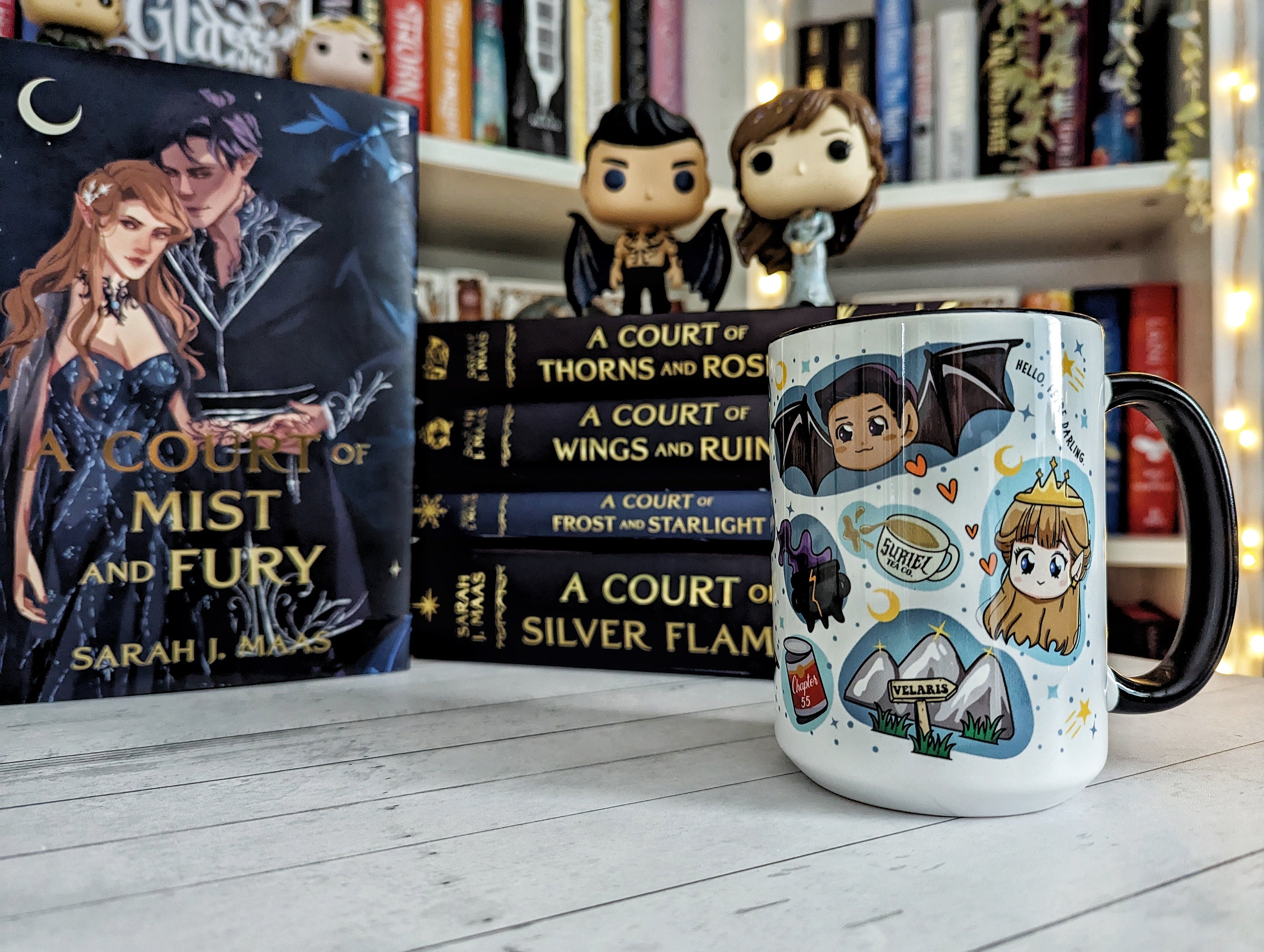 ACOTAR Feyre Rhysand Chibi Cute Mug OFFICIALLY LICENSED - Etsy