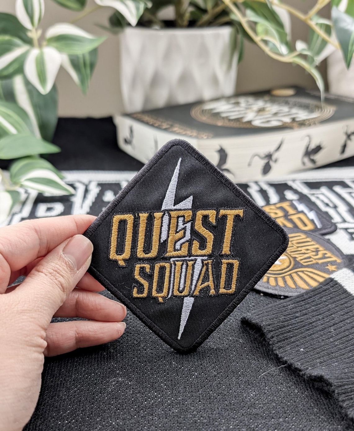 Licensed QUEST SQUAD Embroidered Patches | Rebecca Yarros RY Fourth ...