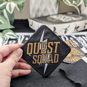 Licensed QUEST SQUAD Embroidered Patches | Rebecca Yarros RY Fourth ...