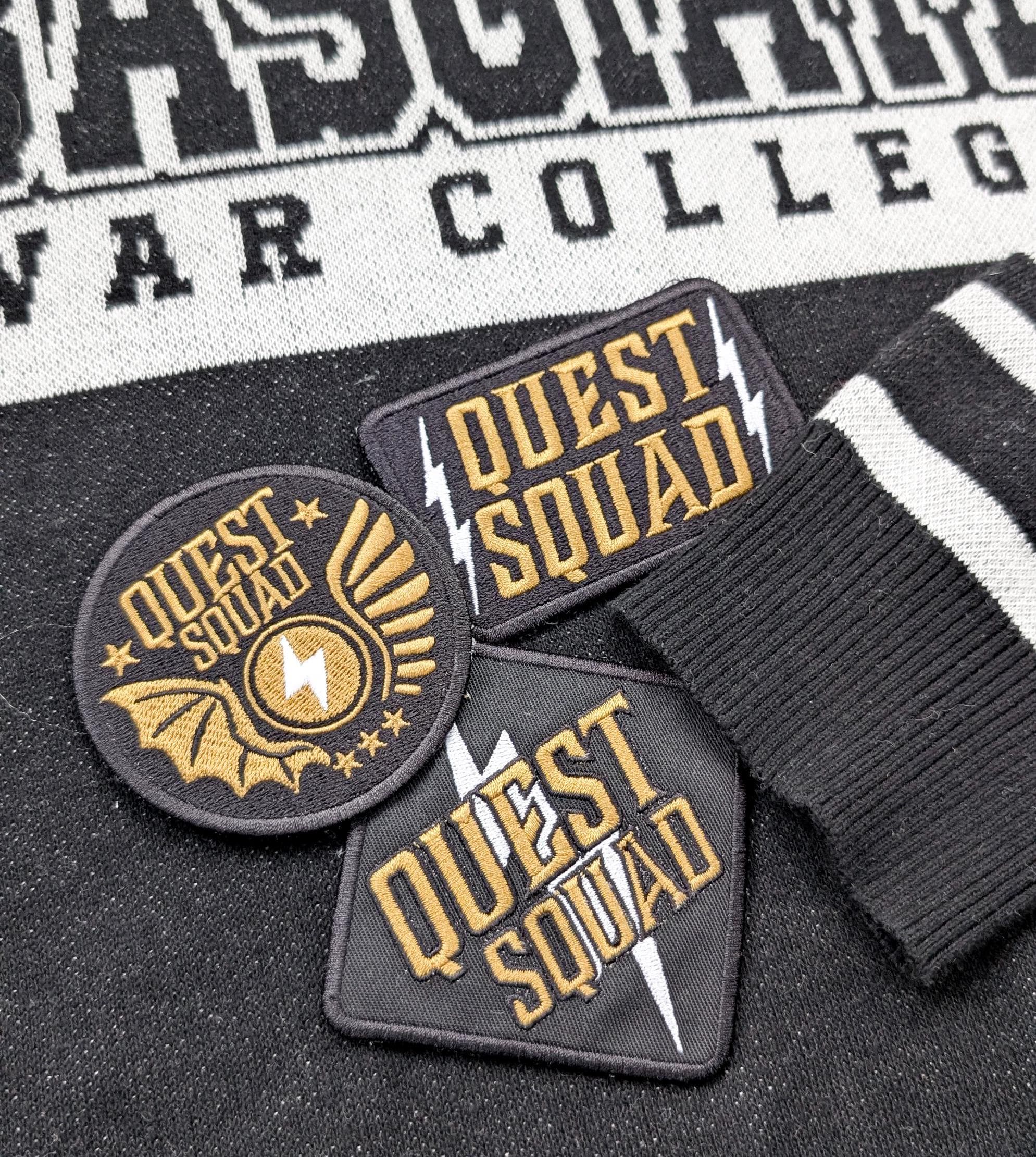 Licensed QUEST SQUAD Embroidered Patches | Rebecca Yarros RY Fourth ...
