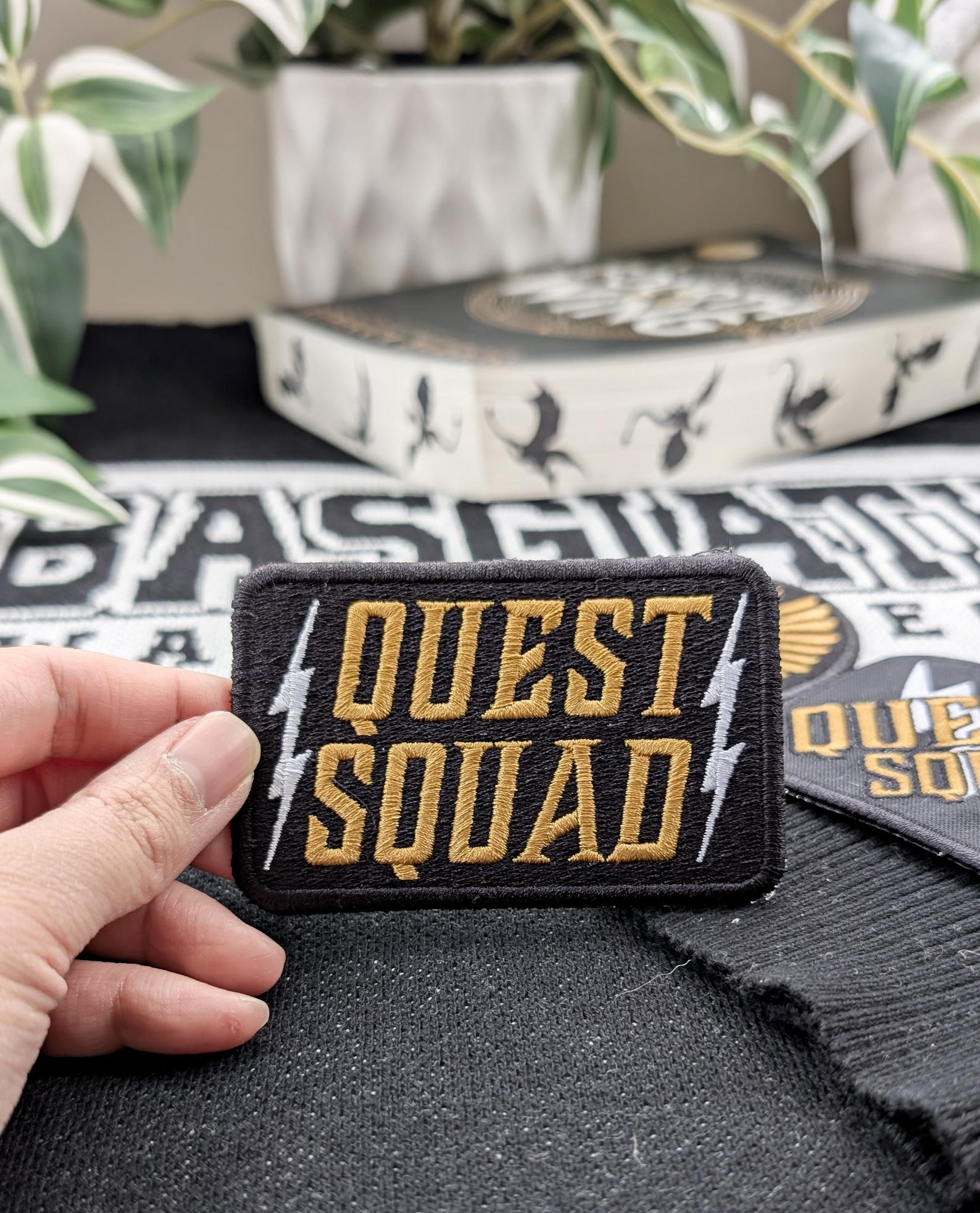 Licensed QUEST SQUAD Embroidered Patches | Rebecca Yarros RY Fourth ...