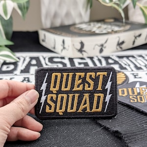Licensed QUEST SQUAD Embroidered Patches | Rebecca Yarros RY Fourth ...