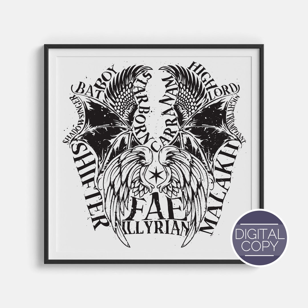 Anatomy of Maas Winged Men Digital Print | OFFICIALLY LICENSED | Sarah ...