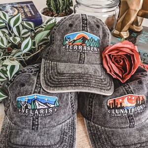 ACOTAR Velaris City of Starlight Baseball Cap Trucker Hat | OFFICIALLY ...
