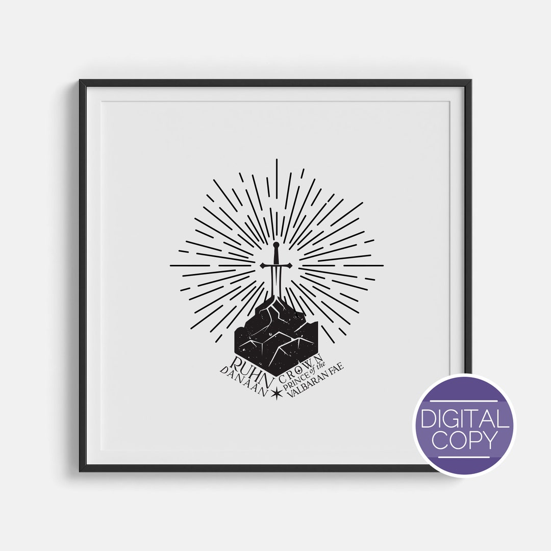 Ruhn Danaan Crown Prince of the Valbaran Fae Digital Print | OFFICIALLY ...