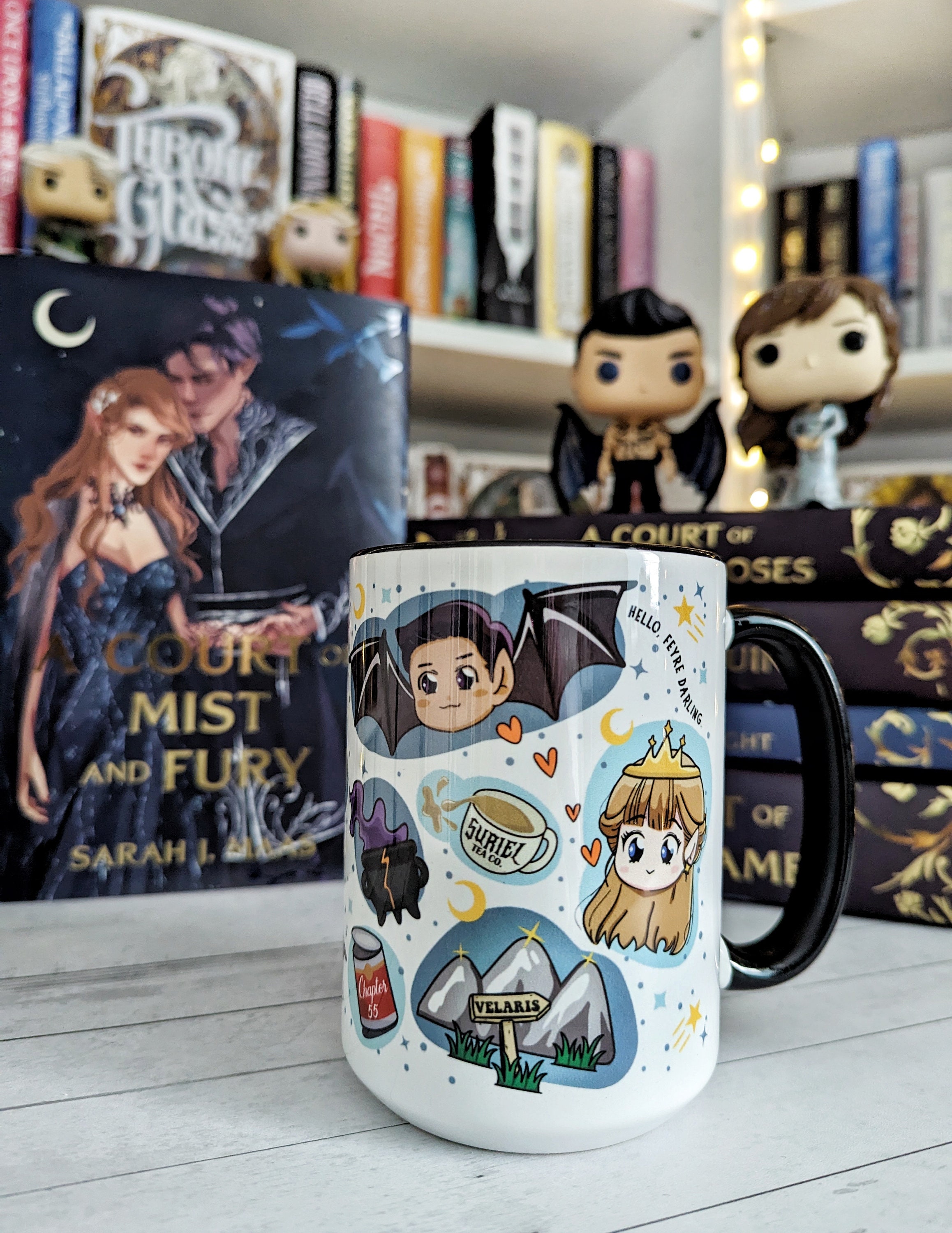 ACOTAR Feyre Rhysand Chibi Cute Mug OFFICIALLY LICENSED - Etsy UK