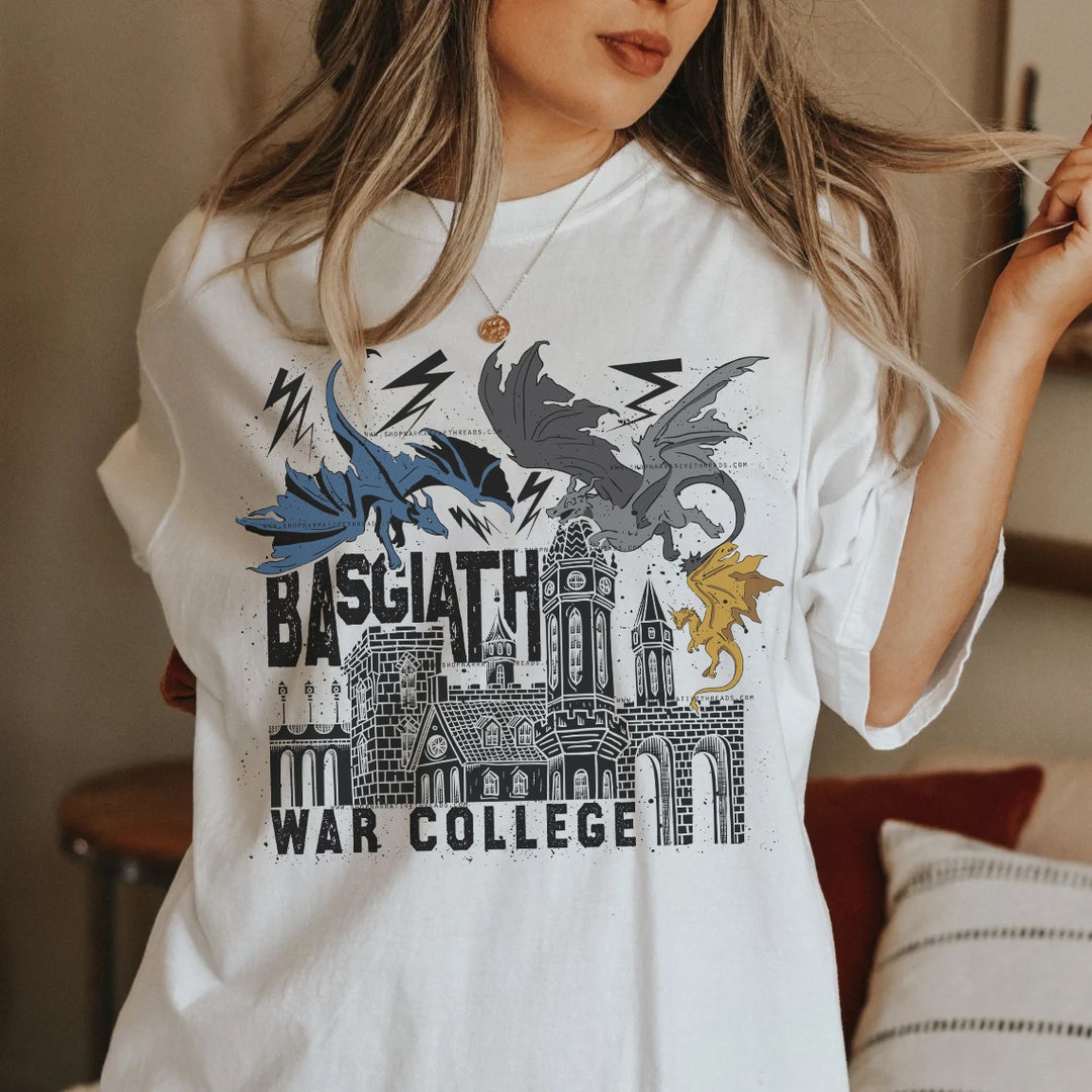 Basgiath War College Campus T-shirt OFFICIALLY LICENSED Fourth Wing ...