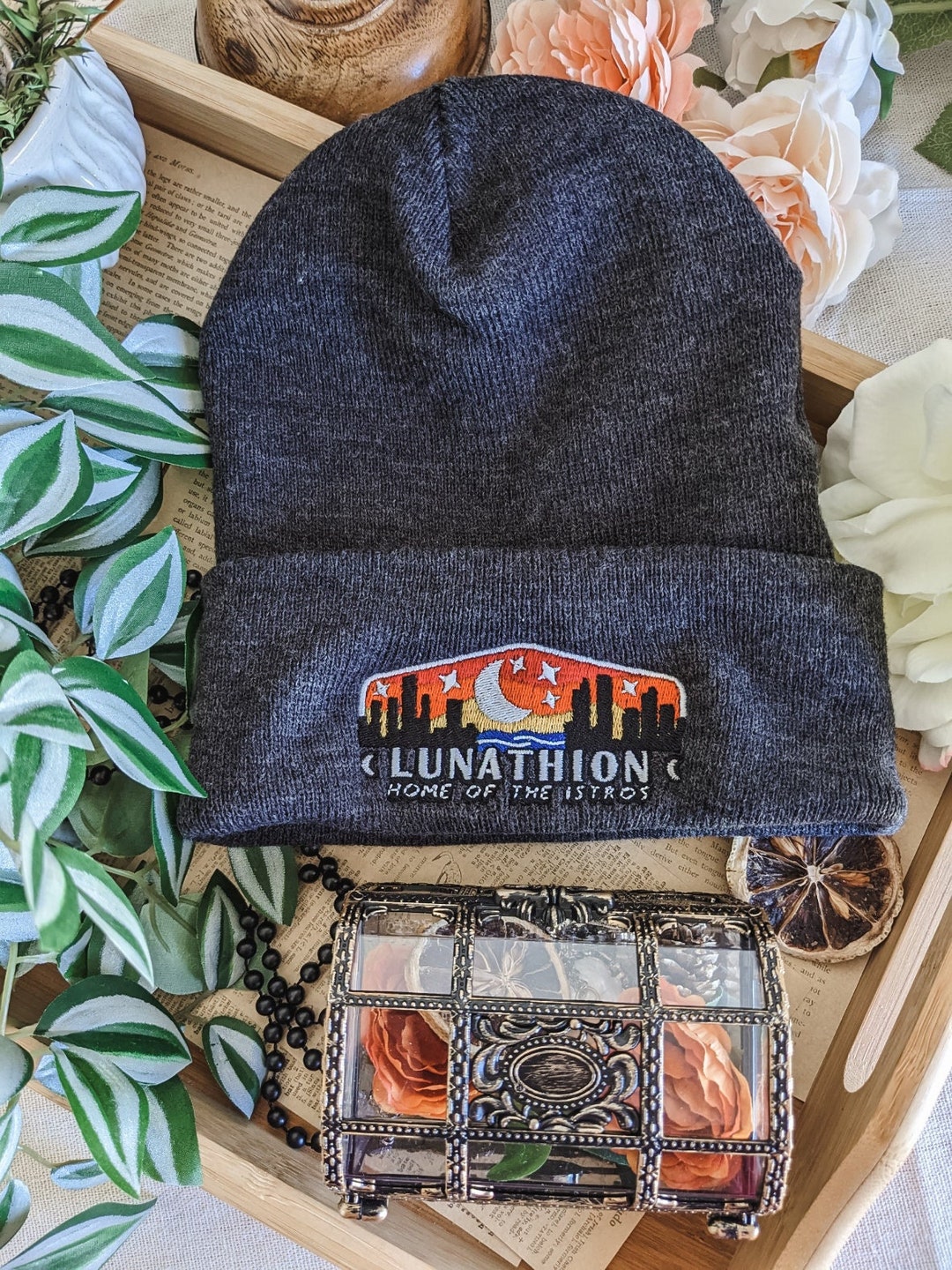 Lunathion Home of the Istros Embroidered Beanie OFFICIALLY LICENSED ...