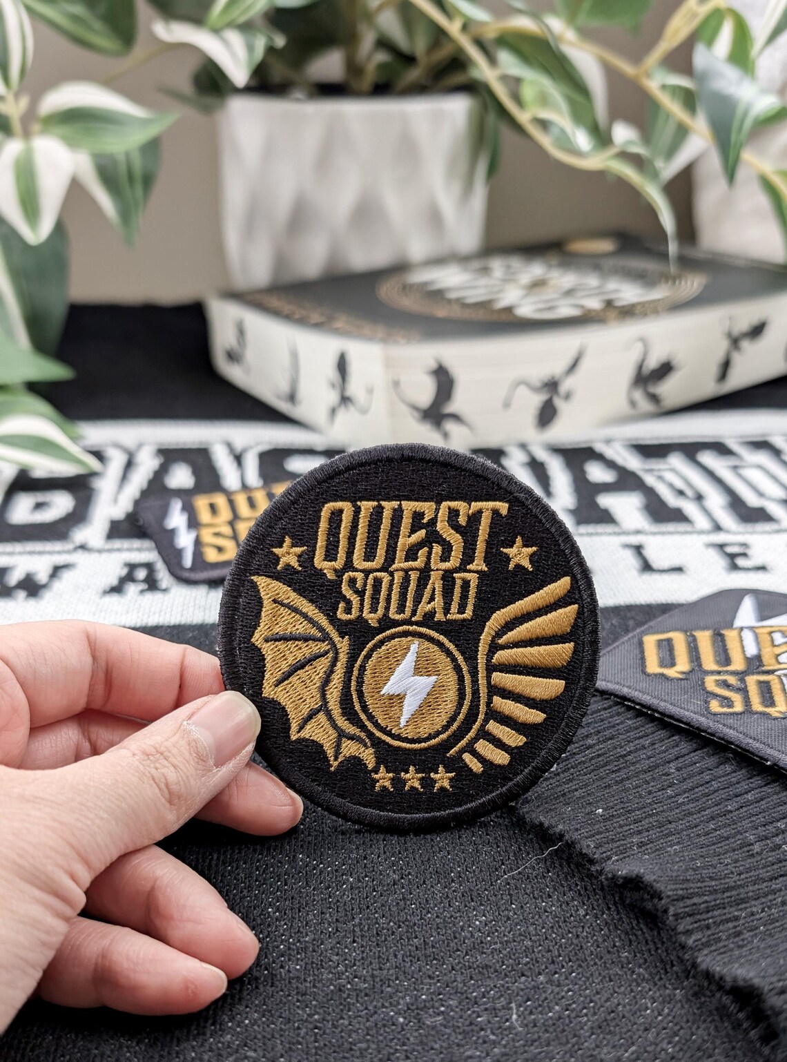 Licensed QUEST SQUAD Embroidered Patches | Rebecca Yarros RY Fourth ...