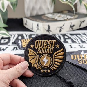 Licensed QUEST SQUAD Embroidered Patches | Rebecca Yarros RY Fourth ...