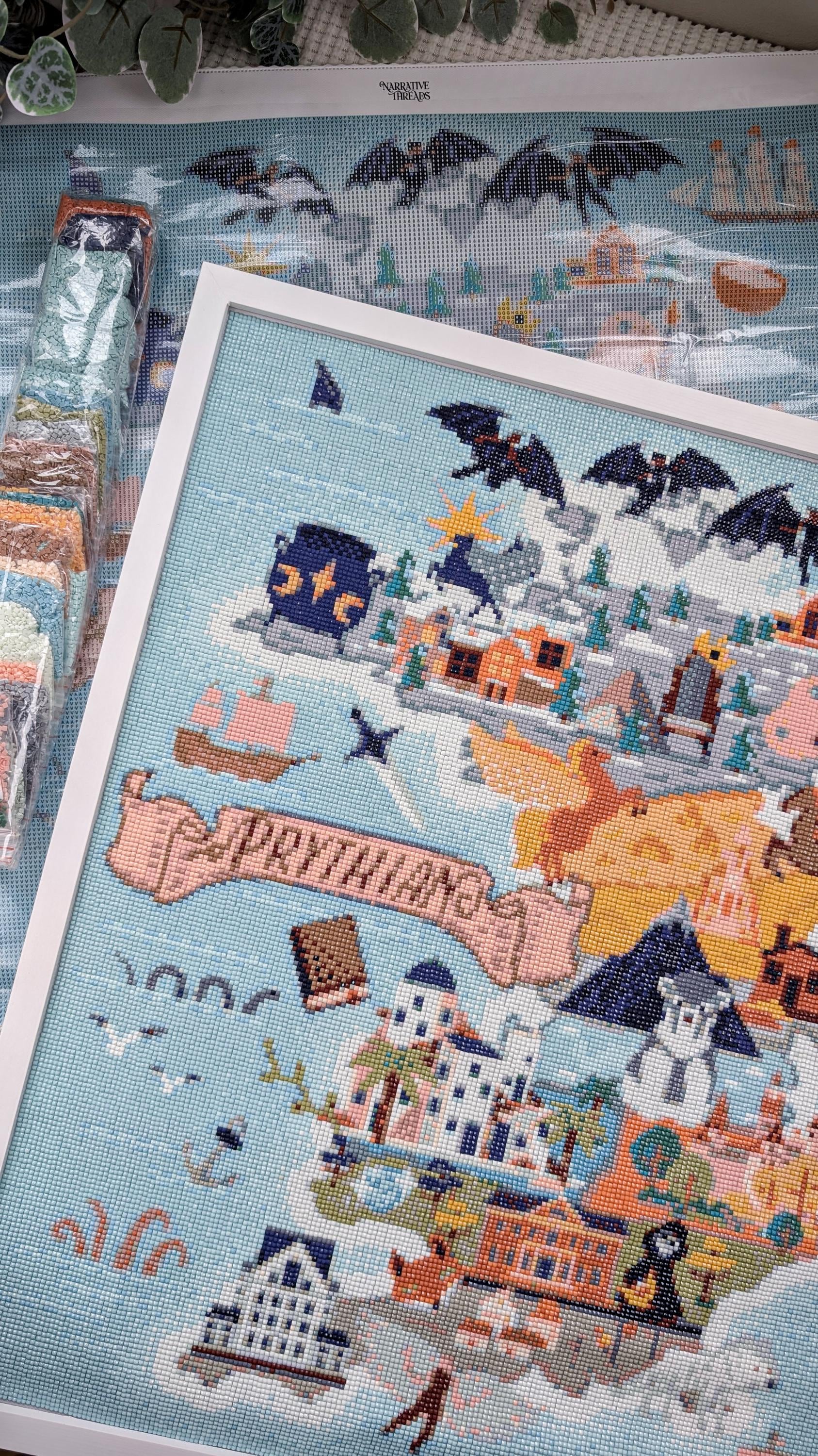 Licensed Prythian Map Diamond Painting Kit | Sarah J. Maas A Court of ...