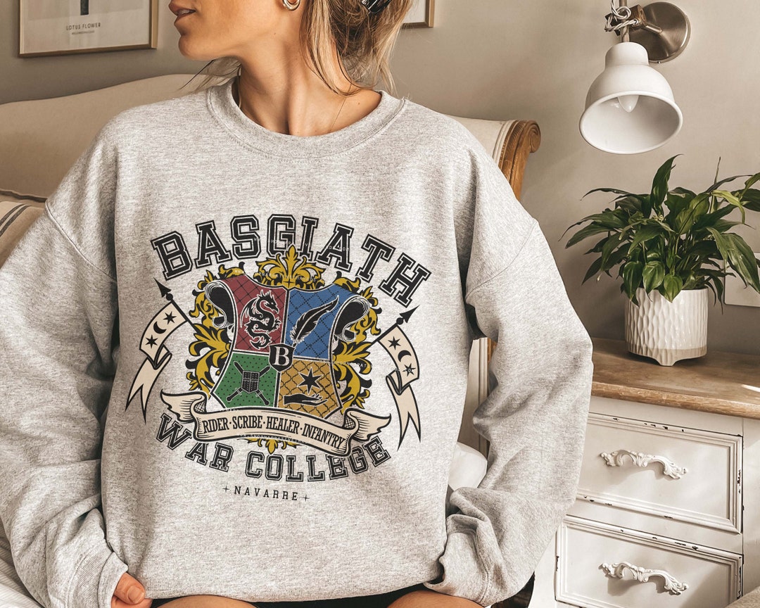 Basgiath War College Quarters Crest Sweatshirt | Fourth Wing Rebecca ...