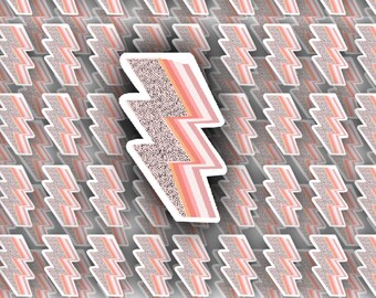 Preppy Lightning Bolt Wall Art - Etsy