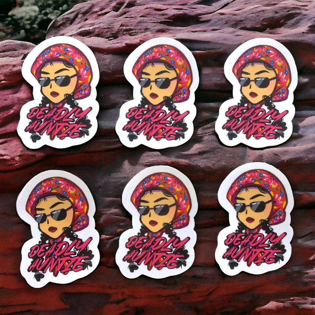 Deadly Auntie Native Sticker - Etsy